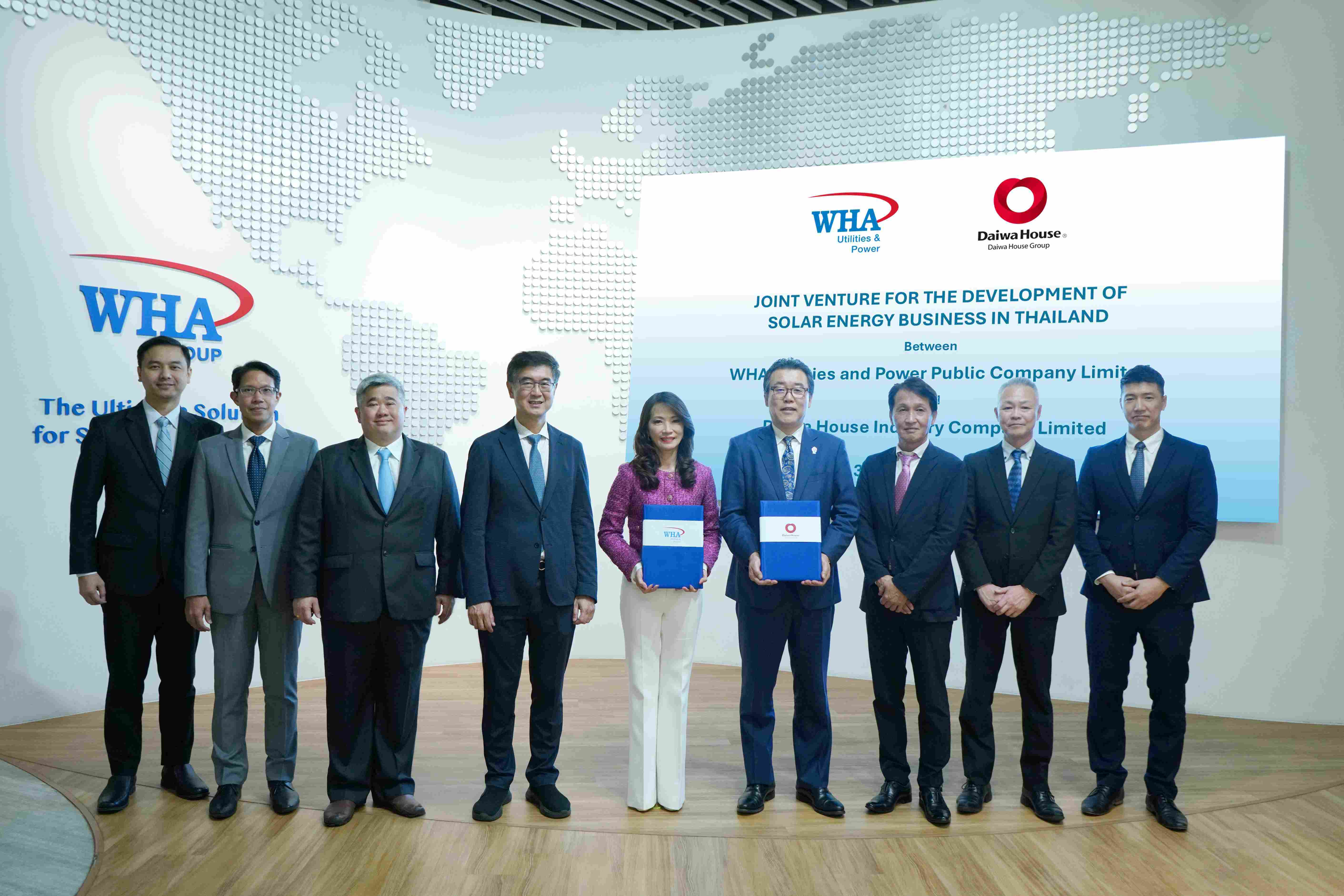 WHAUP จับมือ ไดวะ เฮ้าส์ ตั้งบริษัทร่วมทุน “ดับบลิวเอชเอ ไดวะ โซล่าร์” เสริมแกร่งธุรกิจพลังงาน ...